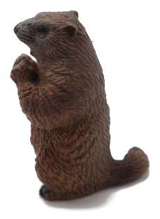 Papo Marmot #50128 - Rodent on Hind Legs, Grasping Pose