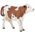 Papo Montbeliarde Cow #51165 - Brown and White Farm Animal