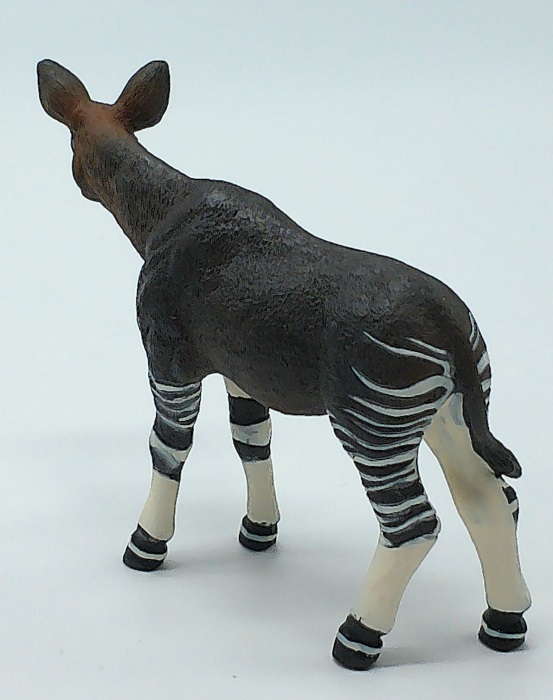 Papo Okapi #50077 - Brown with Black and White Socks
