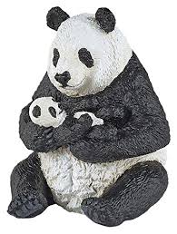 Papo Panda Mother Nuturing Cute Baby Panda #50196