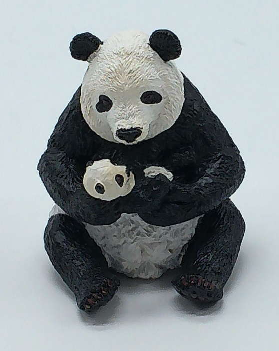 Papo Panda Mother Nuturing Cute Baby Panda #50196