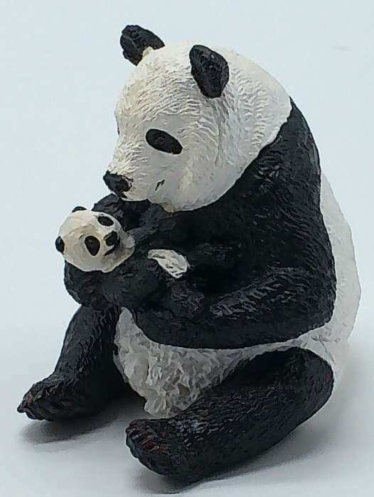 Papo Panda Mother Nuturing Cute Baby Panda #50196