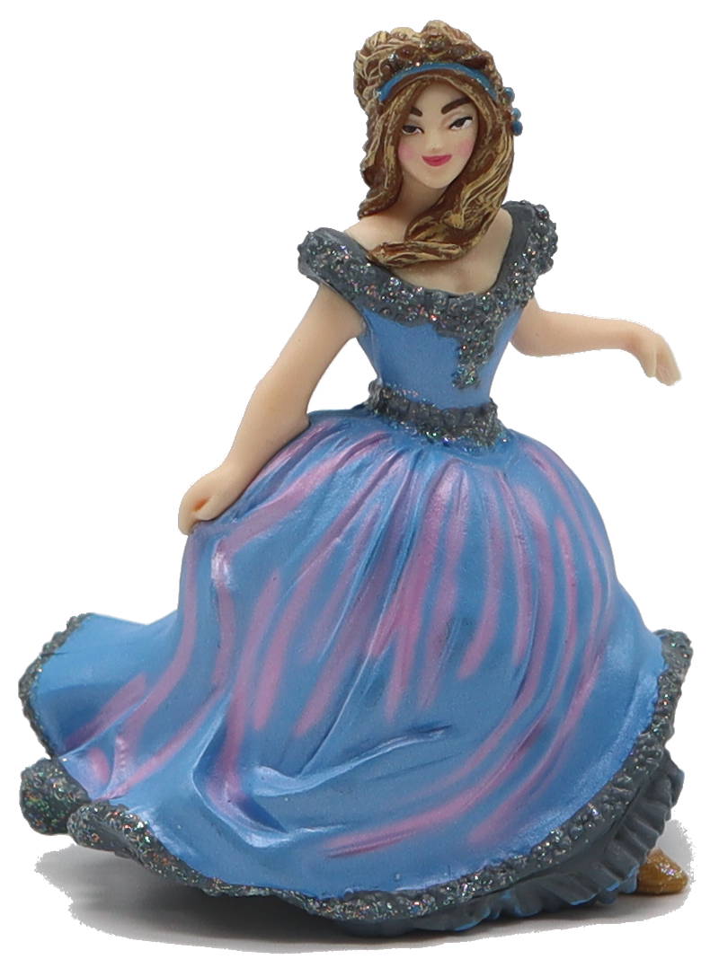 Papo Princess with A Glass Slipper #39206 - Sparkling gown