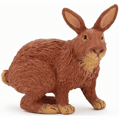 Papo Farm Animals - Brown Rabbit #51049 - Ready to Hop Away