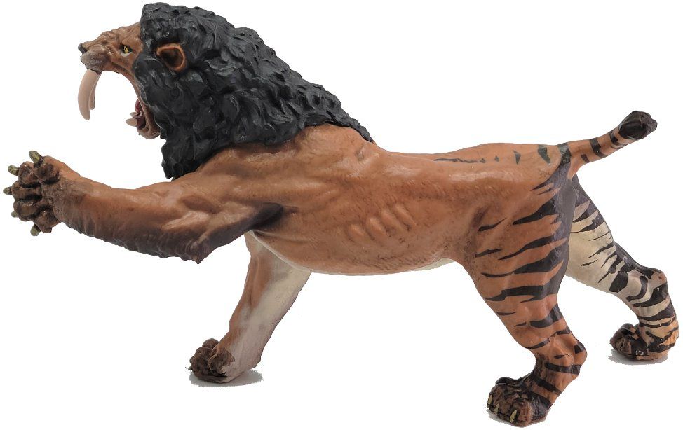 Papo Roaring Smilodon #55067 - Unique Saber Tooth Lion