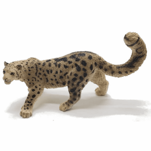 Papo Snow Leopard #50160 - Tinged Thick Fur with Spots