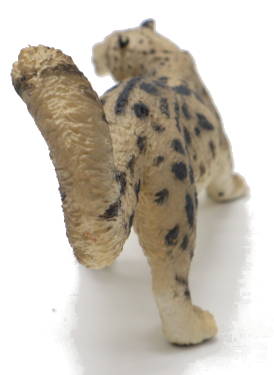 Papo Snow Leopard #50160 - Tinged Thick Fur with Spots