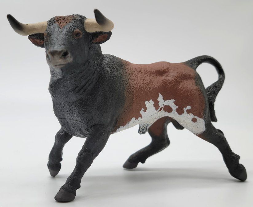 Papo Spanish Bull #51183 - Vicious Looking Fighting Bull