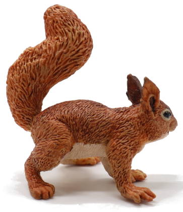 Papo Squirrel #50255 - Eagerly Searching for Acorns