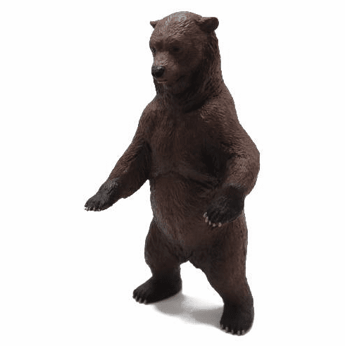 Papo Grizzly Bear #50153 - Fearsome, Standing on Hind Legs