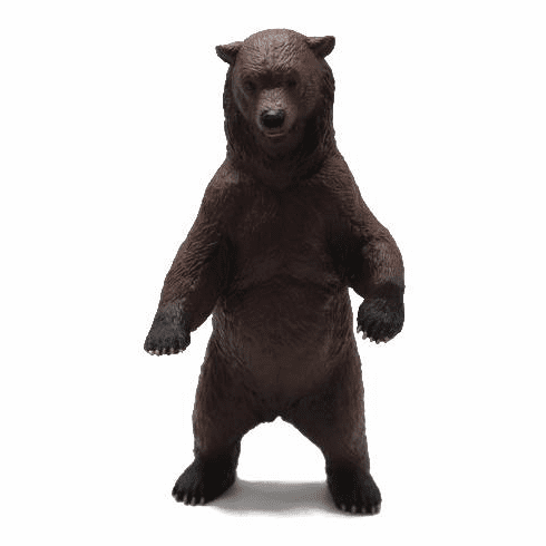 Papo Grizzly Bear #50153 - Fearsome, Standing on Hind Legs