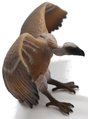 Papo Vulture #50168 - Carrion Eating Harpy with a Bald Head