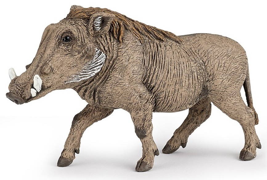 Papo Warthog #50180 - Fearsome Wild Pig wth Scary Tusks
