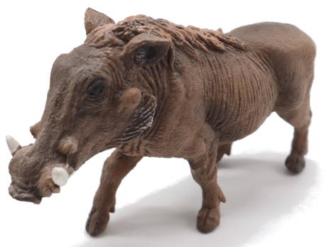 Papo Warthog #50180 - Fearsome Wild Pig wth Scary Tusks