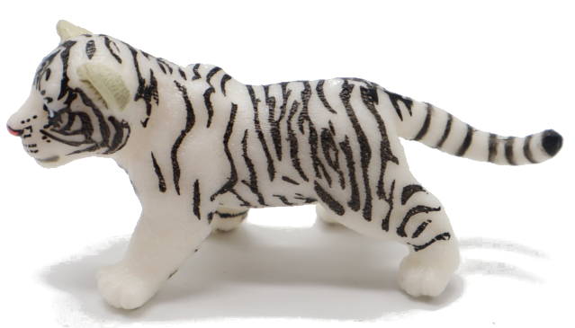 Papo White Tiger Cub #50048 - Brilliant Blue Eyes