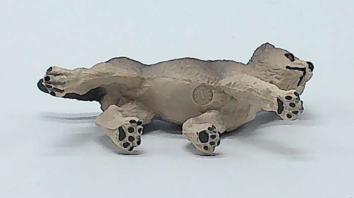 Papo Wild Animals - Wolf Cub #50162 - Lovable Grey Cub