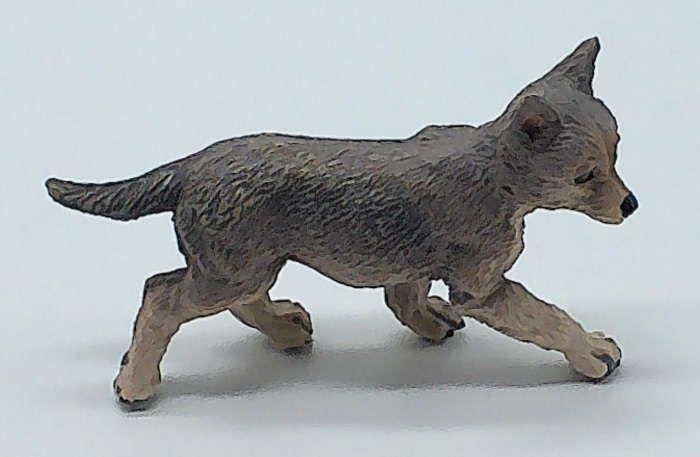 Papo Wild Animals - Wolf Cub #50162 - Lovable Grey Cub