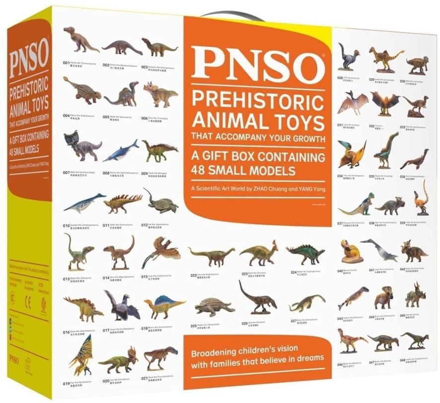 PNSO Mini Dinosaurs Series - Entire Set, 48 Mini Figures