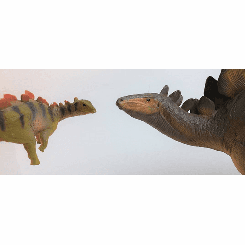 PNSO Stegosaurus Biber & Rook #02 - Unique 2 Dinosaur Set
