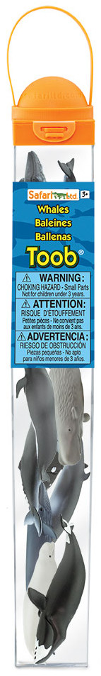 Safari Ltd. - Whales Toob #100072 - 10 Minature Whales