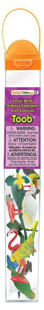 Exotic Birds Toob by Safari Ltd. 680404 - TOOB Collection