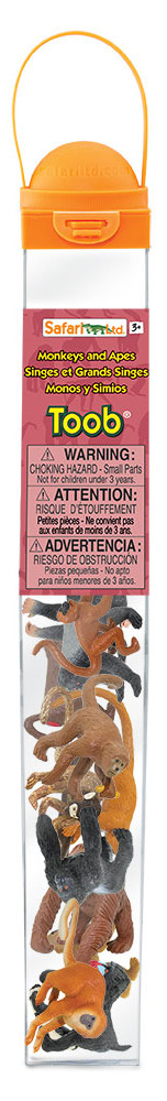 Safari Ltd. Monkeys and Apes Toob #680604 - 12 Pieces