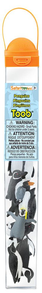 Safari Ltd. - Penguins Toob #683404 - 10 Cute Arctic Birds