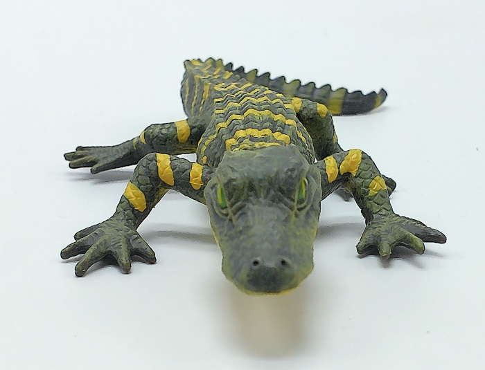 Safari Ltd. - Baby Alligator #101073 - Beady Green Eyes