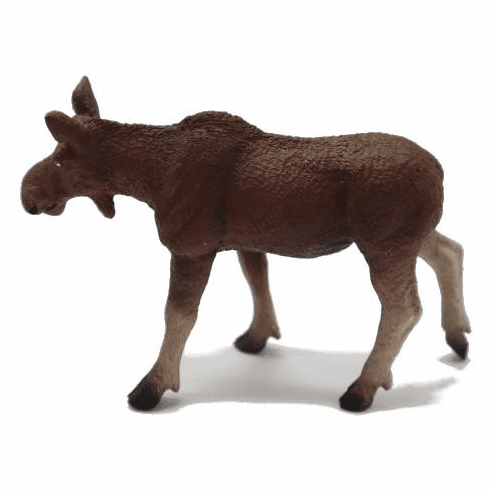 Safari Ltd. - Cow Moose #180829 - Brown Body, Tan Legs