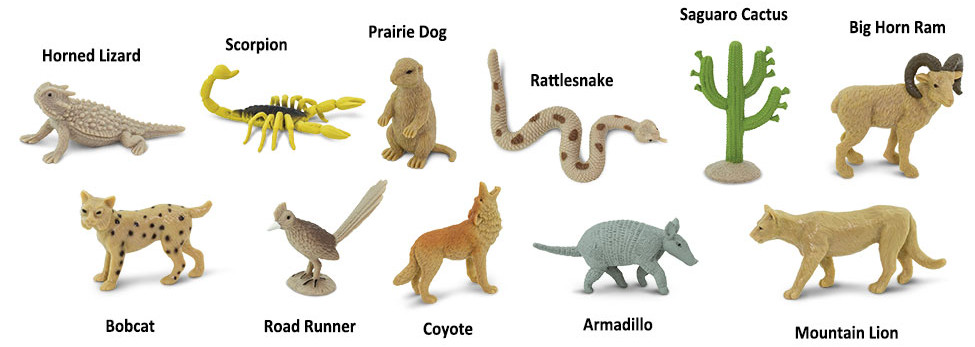 Safari Ltd. - Desert Toob by Safari Ltd. 682504 - TOOB Collection