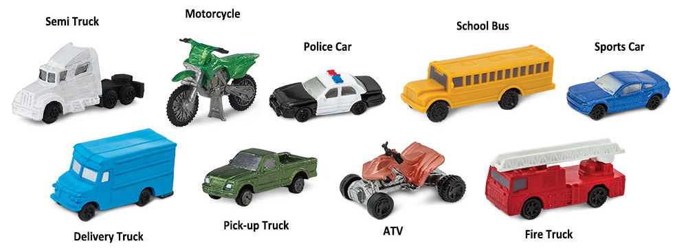 Safari Ltd. - On the Road Toob #684904 - 9 Vehicles Included