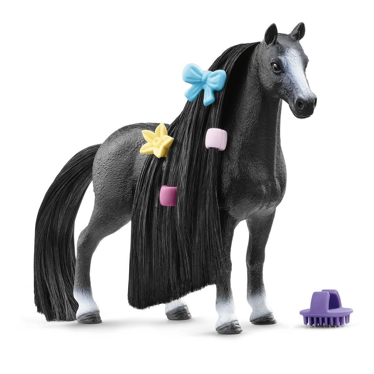 Schleich Beauty Quarter Horse Mare #42620, Bows & ribbons!