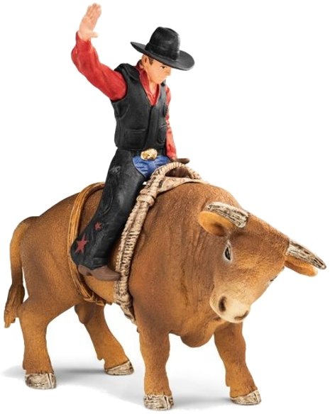 Schleich Cowboy with Bull by Schleich 72120 - Schleich Farm