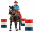 Schleich Cowgirl Barrel Racing Fun #42576 - 7 Piece Playset