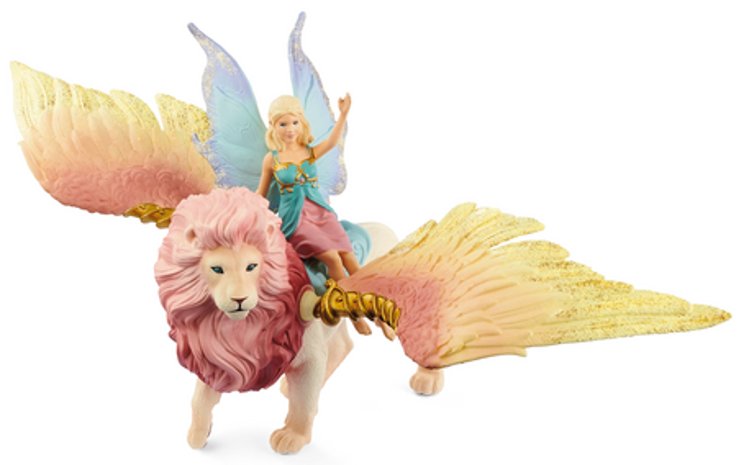Schleich Bayala - Fairy in Flight on Winged Lion #70714