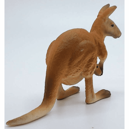 Schleich Kangaroo with Cute Joey in Belly Pouch #14756