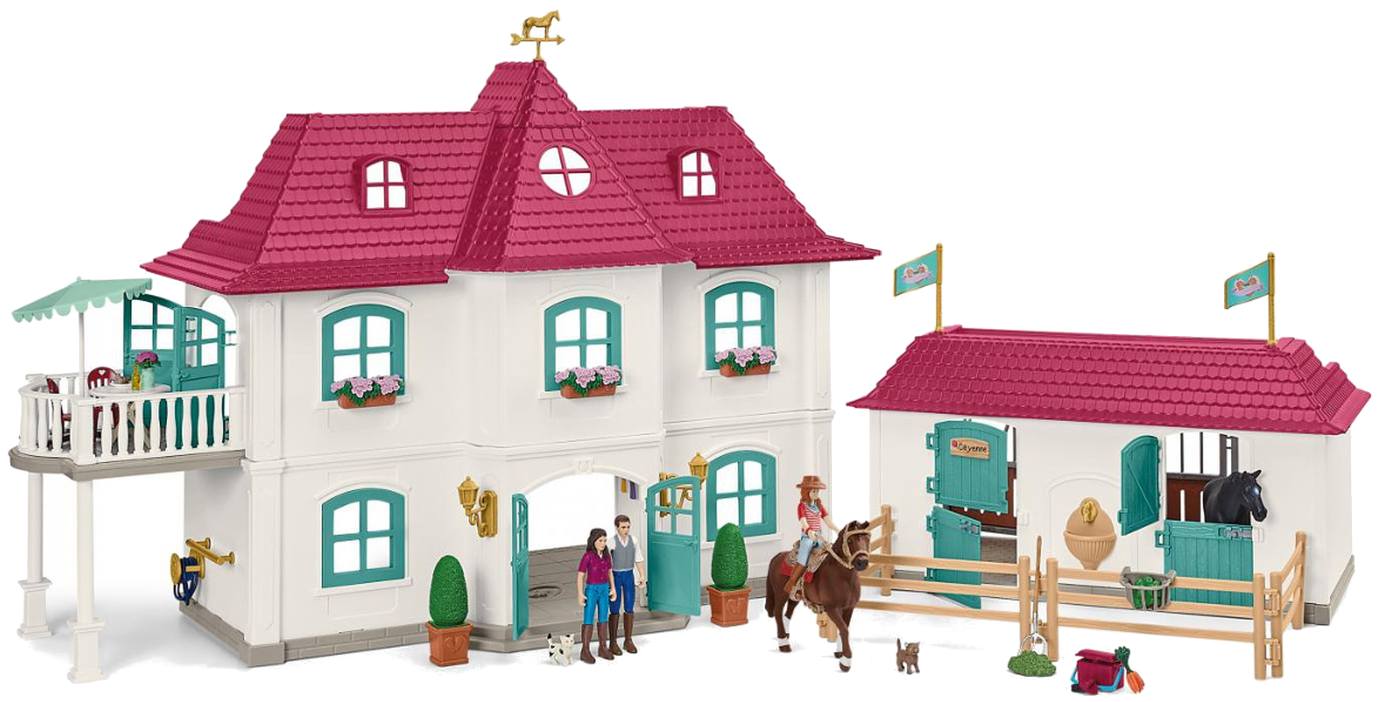 Schleich - Lakeside Country House and Stable Playset #42551