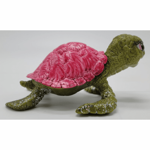 Schleich Pink Sapphire Turtle 70759 , Bright pink shell, big shiny eyes ...