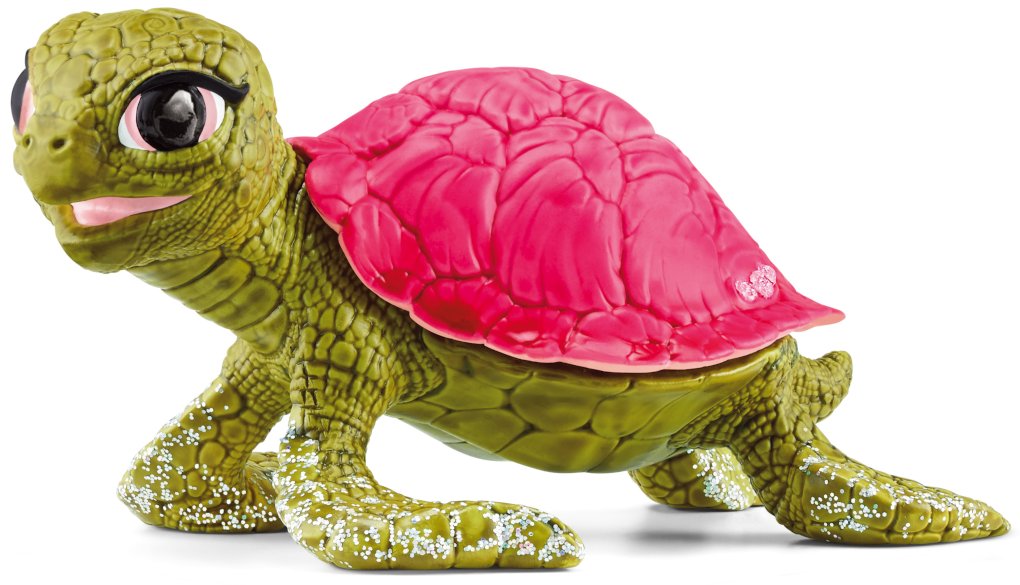 Schleich Pink Sapphire Turtle 70759 , Bright pink shell