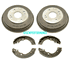 1995-1997 JDM RD1 HONDA CRV Rear Brake Drums / Pads 4x114.3