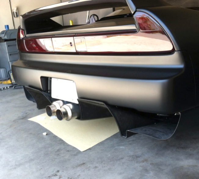 91-05 Acura NSX Downforce Rear Diffuser Center Exit DF-AAA370