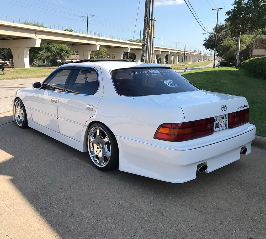 JDM RHD 1990 Toyota Celsior JUNCTION PRODUCE VIP Sedan Custom For Sale