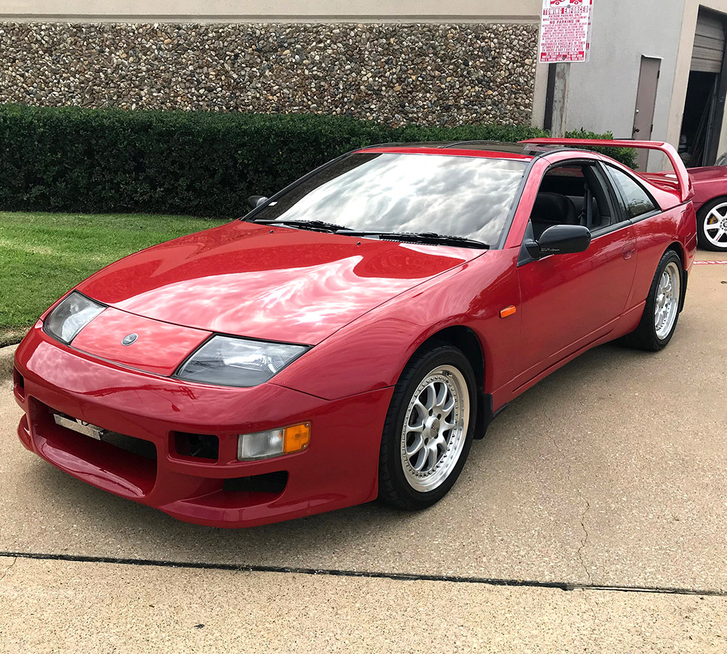 JDM RHD 1991 NISSAN FAIRLADY TWIN TURBO 2+2 Z32 300ZX IMPORT FOR SALE RED