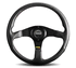 Momo Tuner 350mm/320mm Leather Steering Wheel Black