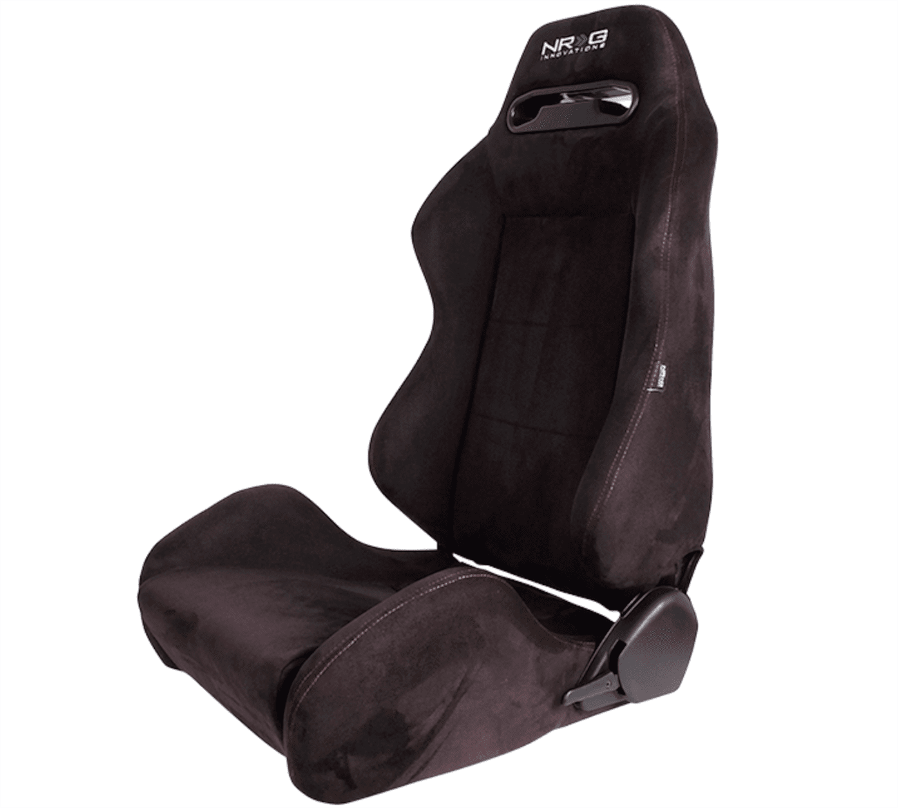 NRG Type R Reclining Seats Black Suede (Pair) RSC-220 LEFT RIGHT SR3