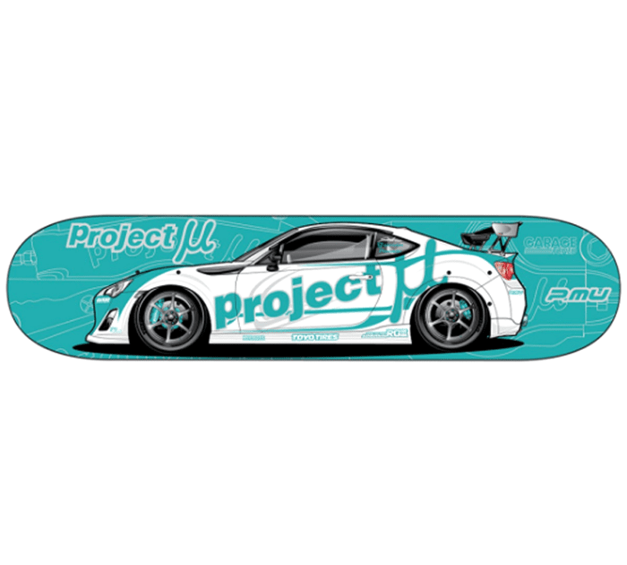 Project Mu Racing FRS Skate Deck Board JDM Limited Edition
