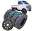 SCW JDM Mini Truck 13" Steel Wheel + All Terrain Tire Combo MT08