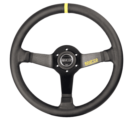 015R325CSN Sparco R325 350mm Suede Steering Wheel