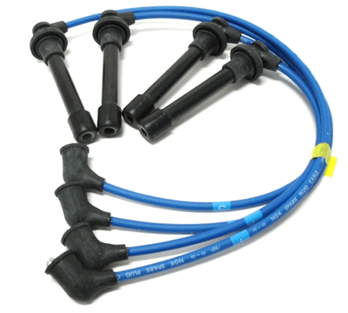 NGK BLUE JDM SPARK PLUG WIRES Honda Civic D16 B18 GSR B16 Si
