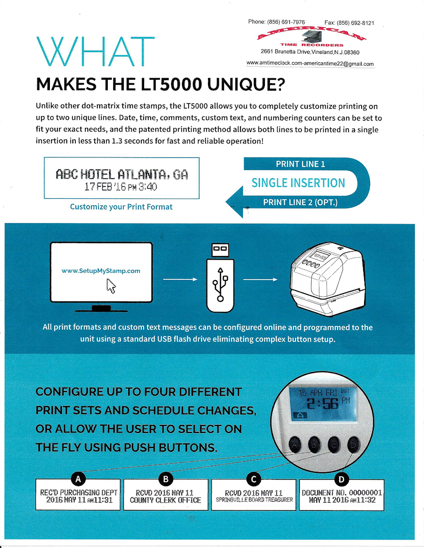 Number And Date Document Stamp
